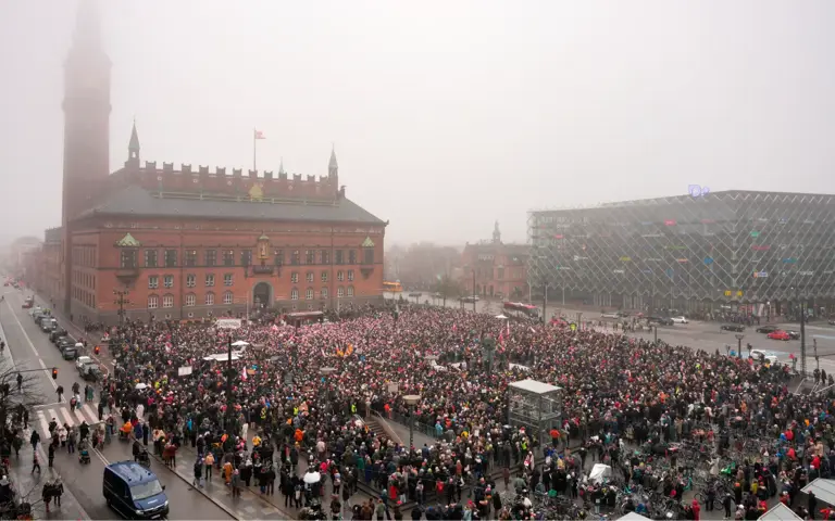 Thousands join anti-Trump ‘Hands off Greenland’ protests in Demark