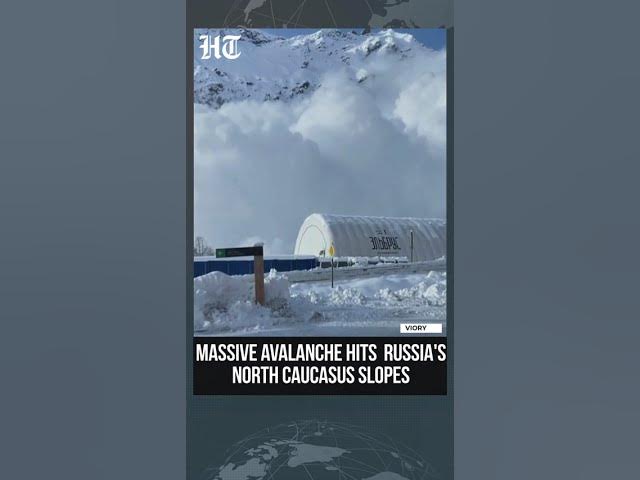 Dramatic Avalanche Unleashes Near Mount Elbrus In Russias North Caucasus
