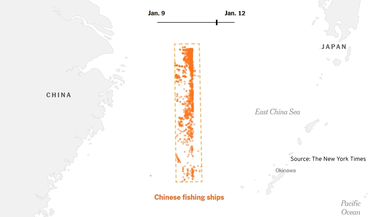NYT: China tests civilian fishing boats in maritime military operations