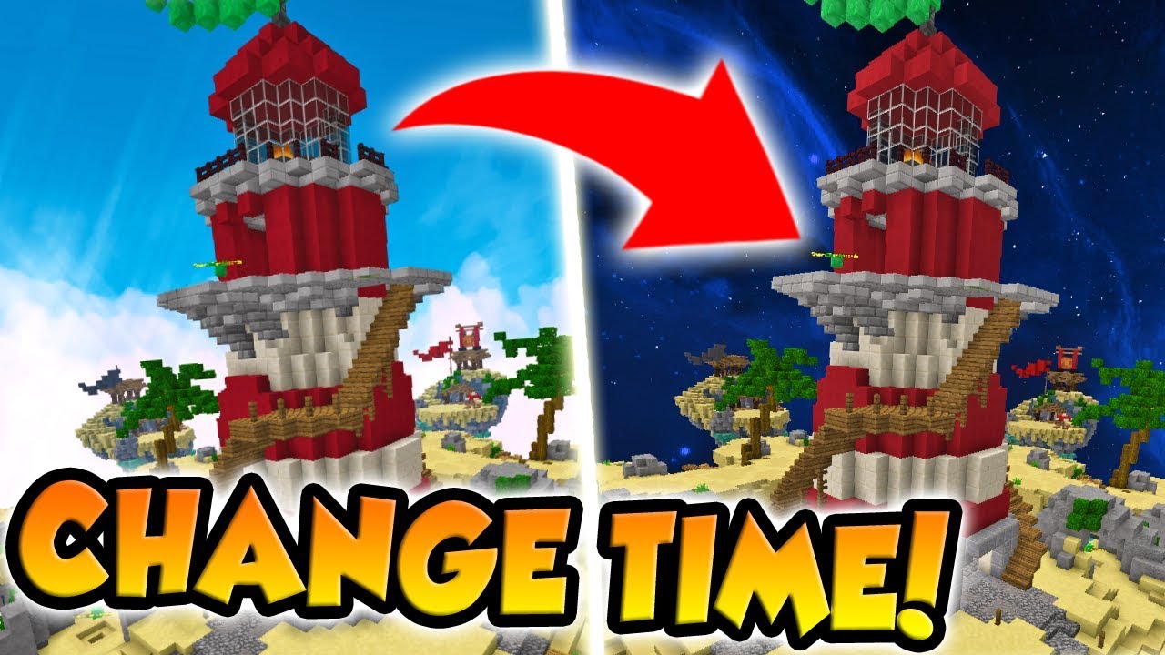 Play any Minecraft Bed Wars map at night for epic fun