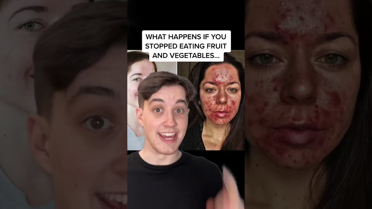 What happens to the body when fruit and vegetables are removed