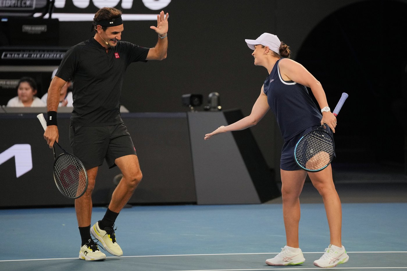 Roger Federer steals the show at Australian Open's first formal opening ...