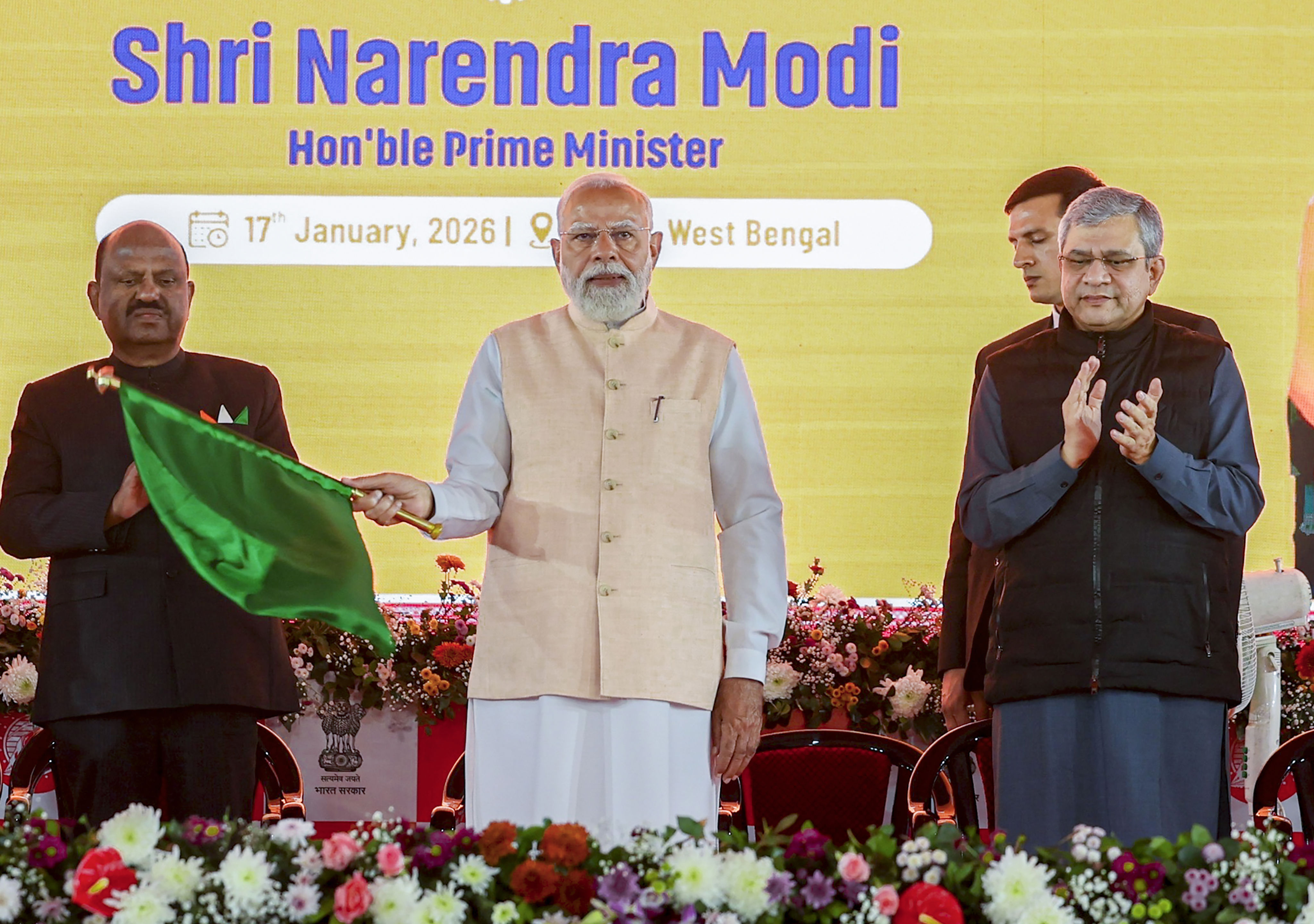 PM flags off first Vande Bharat sleeper train, launches rail, road ...