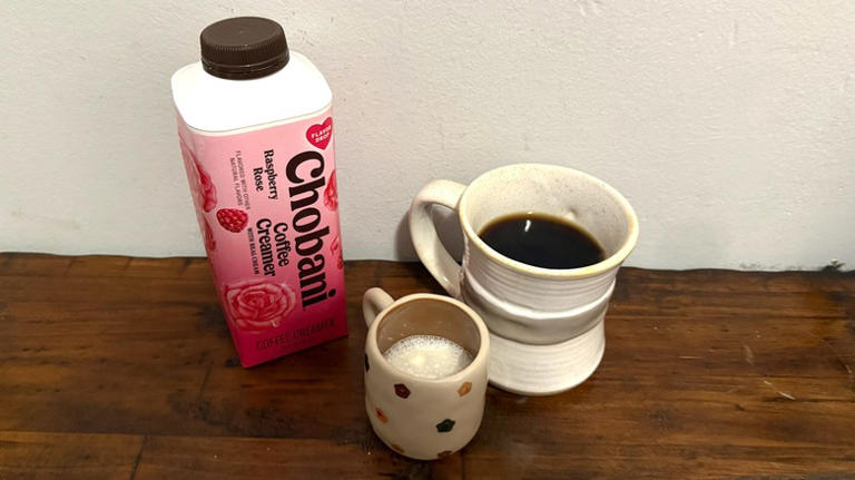 Review: Chobani raspberry rose coffee creamer adds a refreshing taste ...