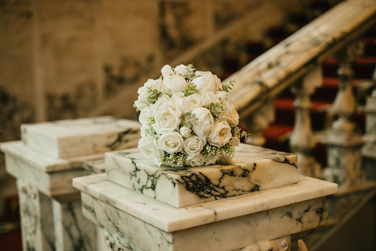 Scarves, feathers and a breathtaking ballgown: Four real weddings with ...