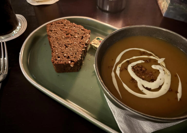 Restaurant review: Restored historic castle complex offers food delight