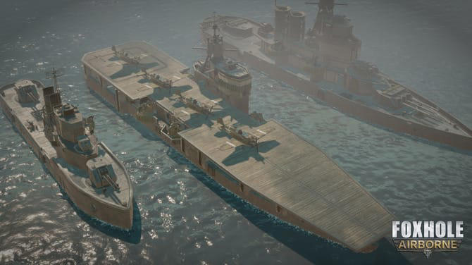 戦争MMO『Foxhole』戦域が空にまで拡大する無料アップデート「Airborne」2月配信決定!