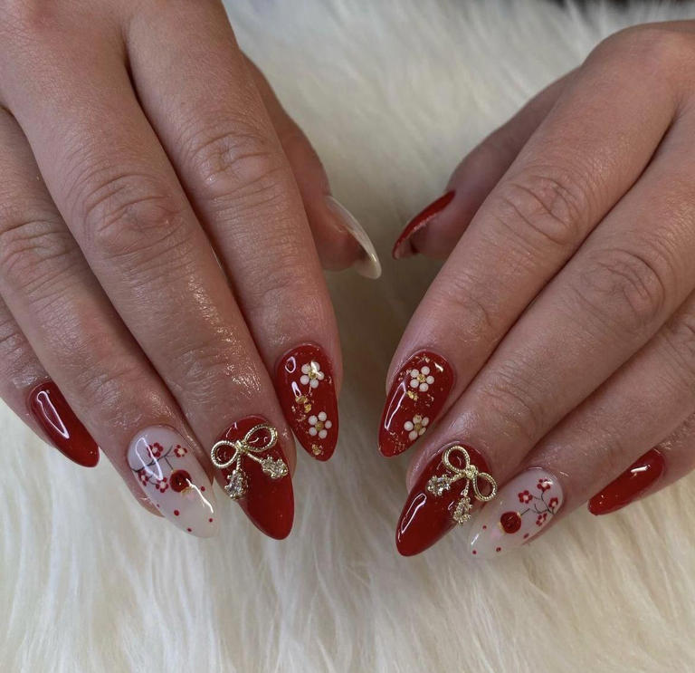 7 inspirasi nail art nuansa Imlek yang elegan dan modern