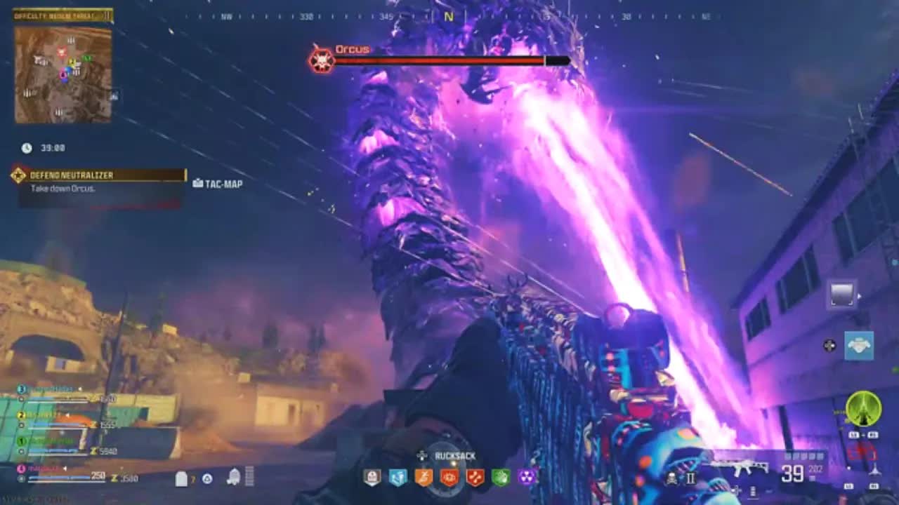 Modern Warfare 3 zombies aether worm final boss fight gameplay! Easter ...