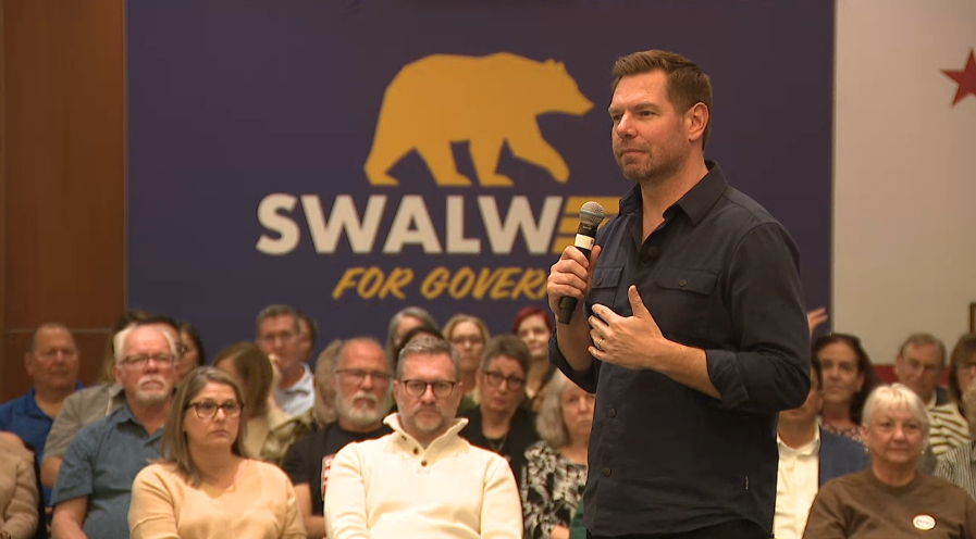 Gubernatorial candidate Eric Swalwell shares campaign priorities in San ...
