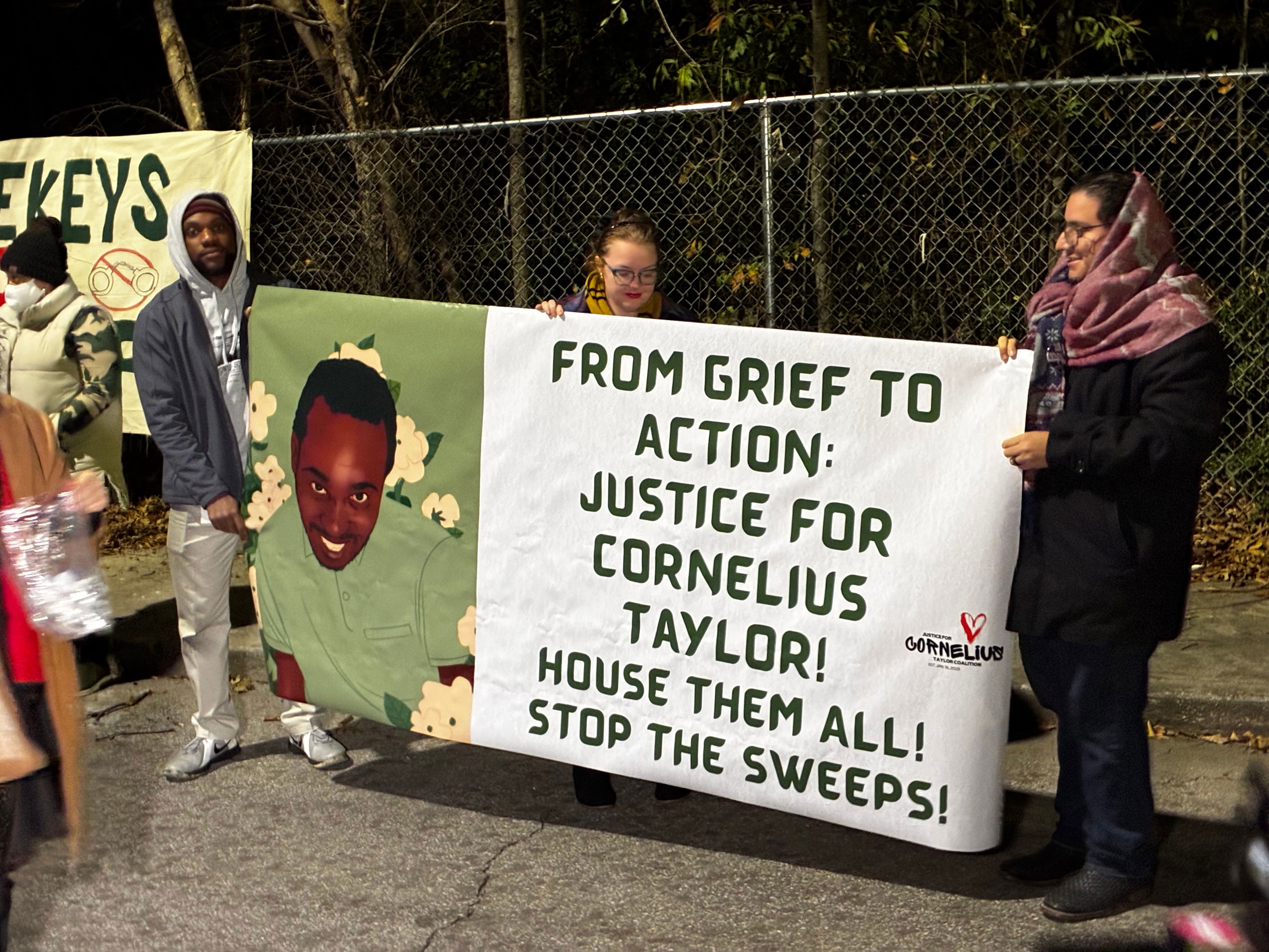 Vigil held for man killed during sweep of homeless encampment, one year ...