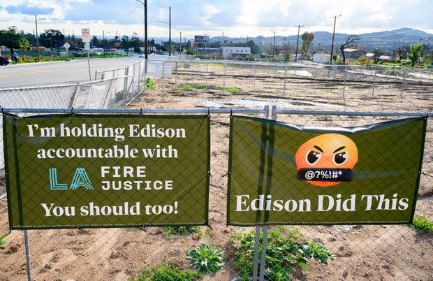 SoCal Edison sues Los Angeles County, others over Eaton Fire