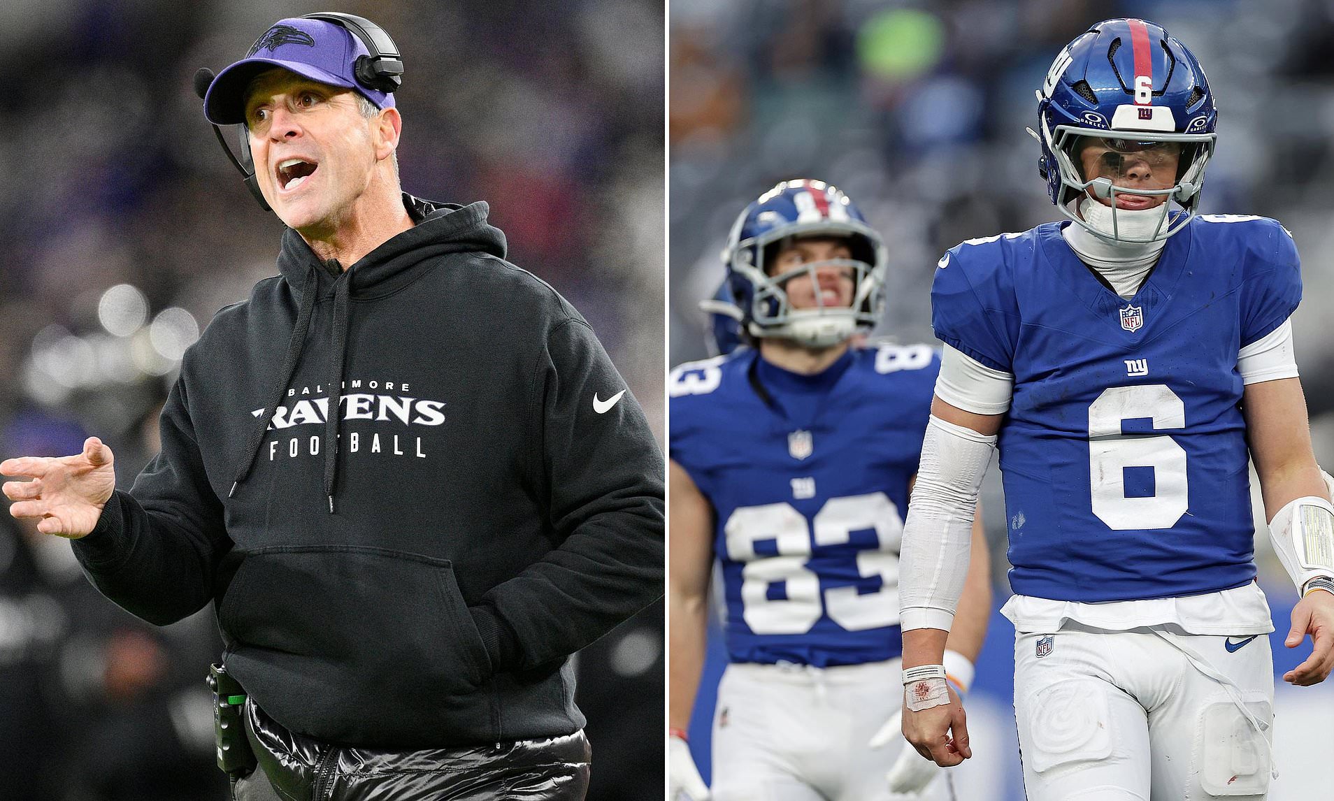 John Harbaugh 'working through issues' with Giants as fans fear $100m ...