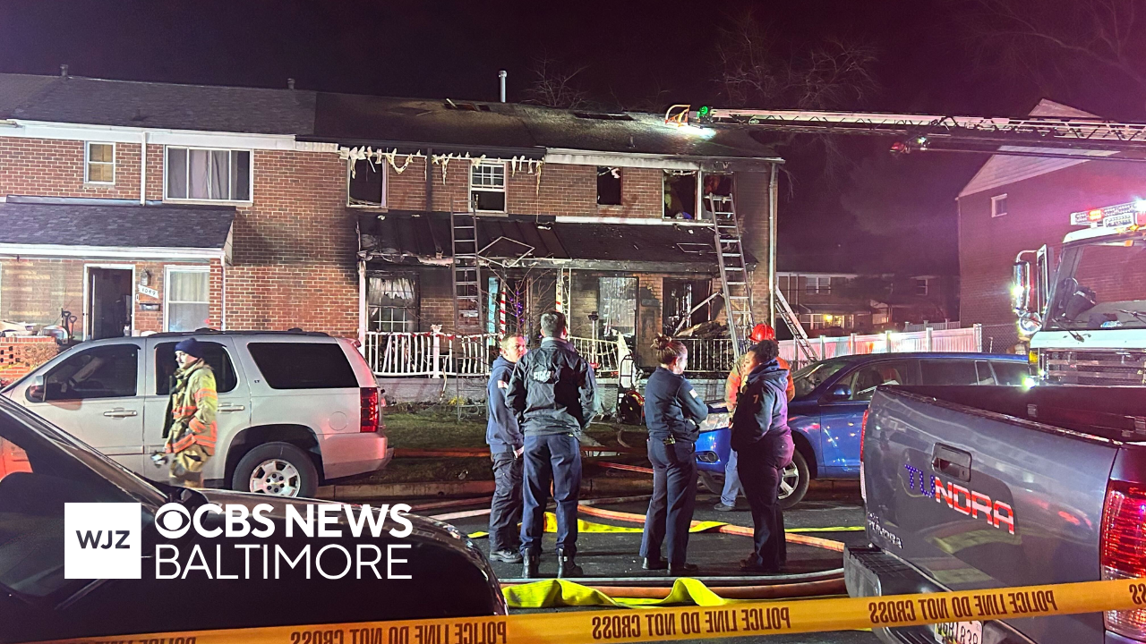 Two massive fires break out in Baltimore County Friday night