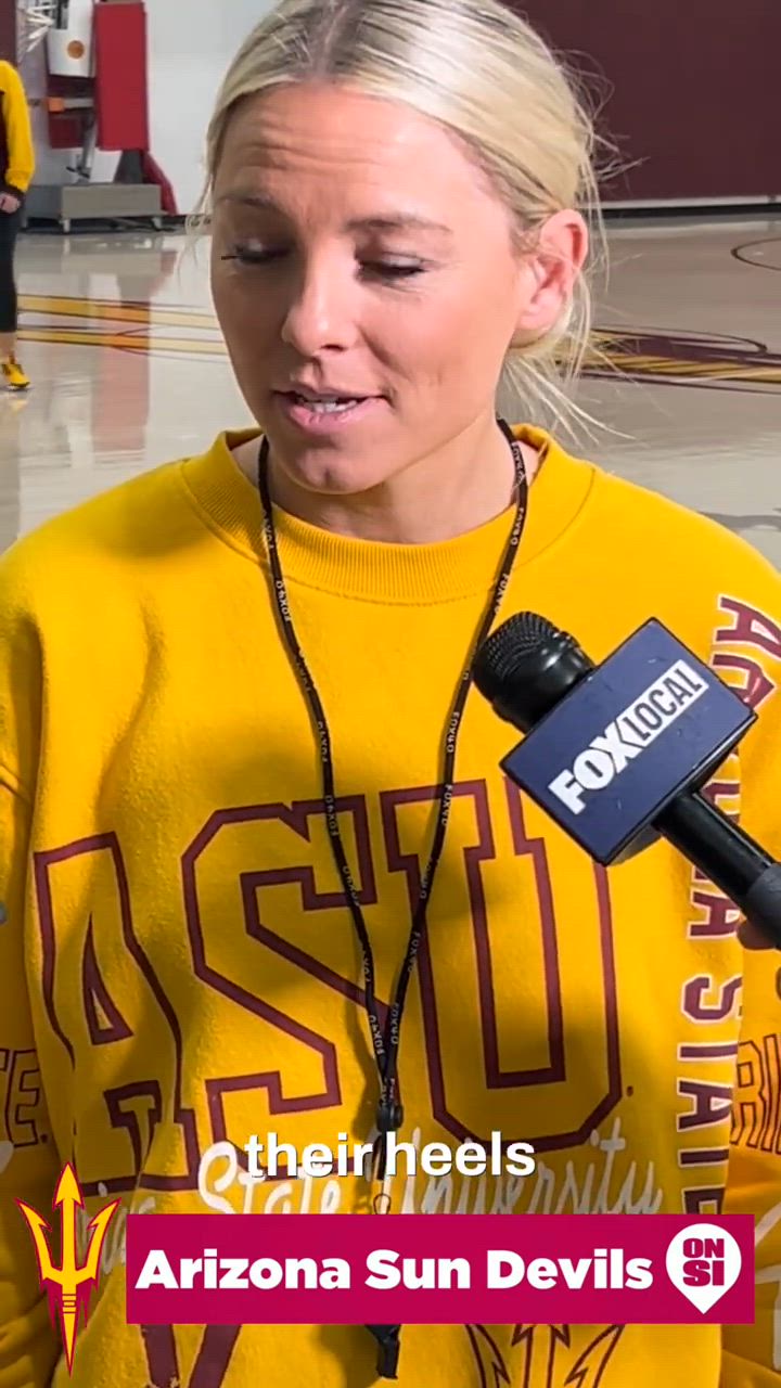 Arizona State Sun Devils Head Coach Molly Miller Pressure Defense and ...
