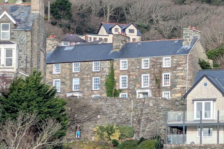 Pirate keeps watch over North Wales seaside resort