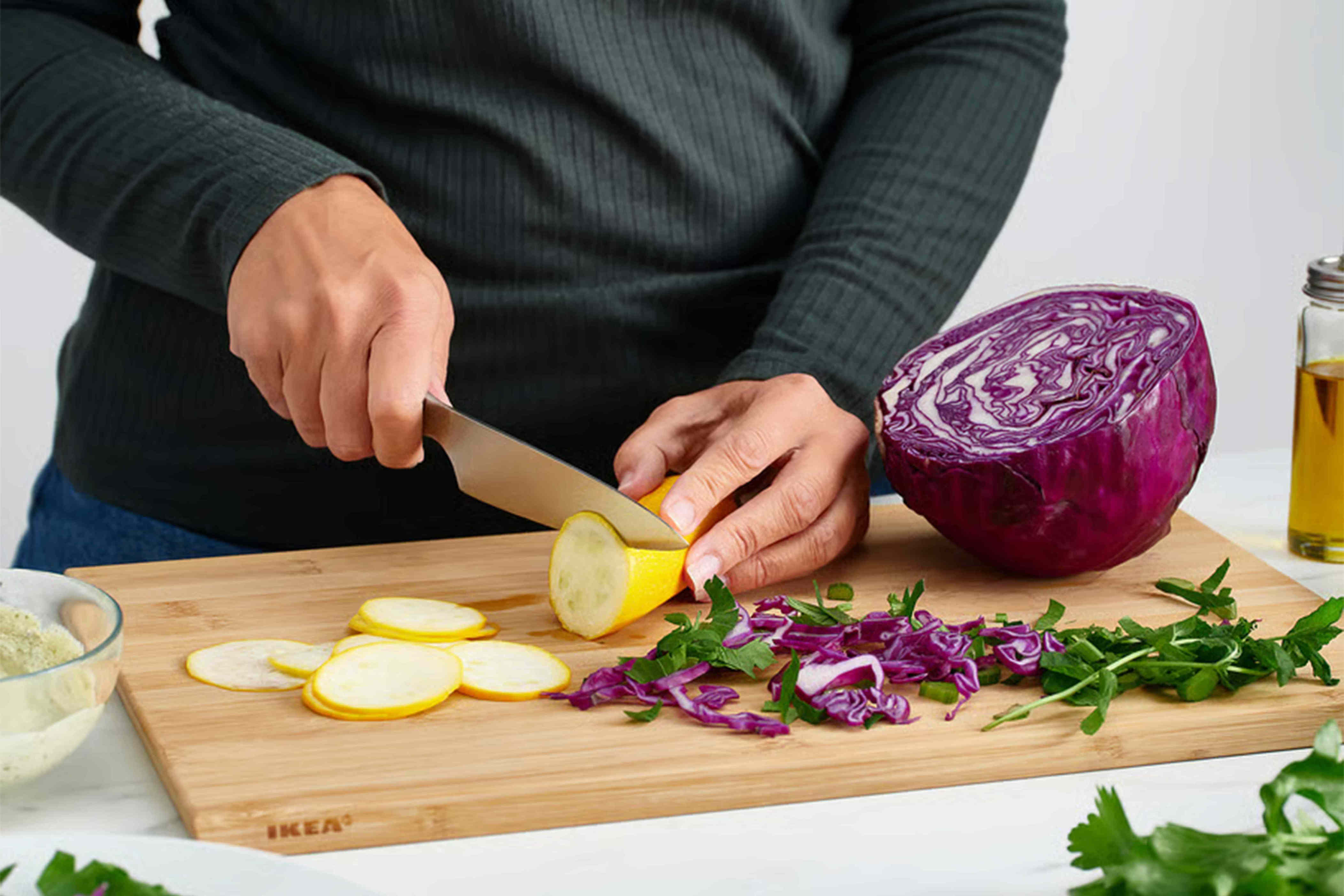 This $5 Ikea find is one of my most reached for cutting boards
