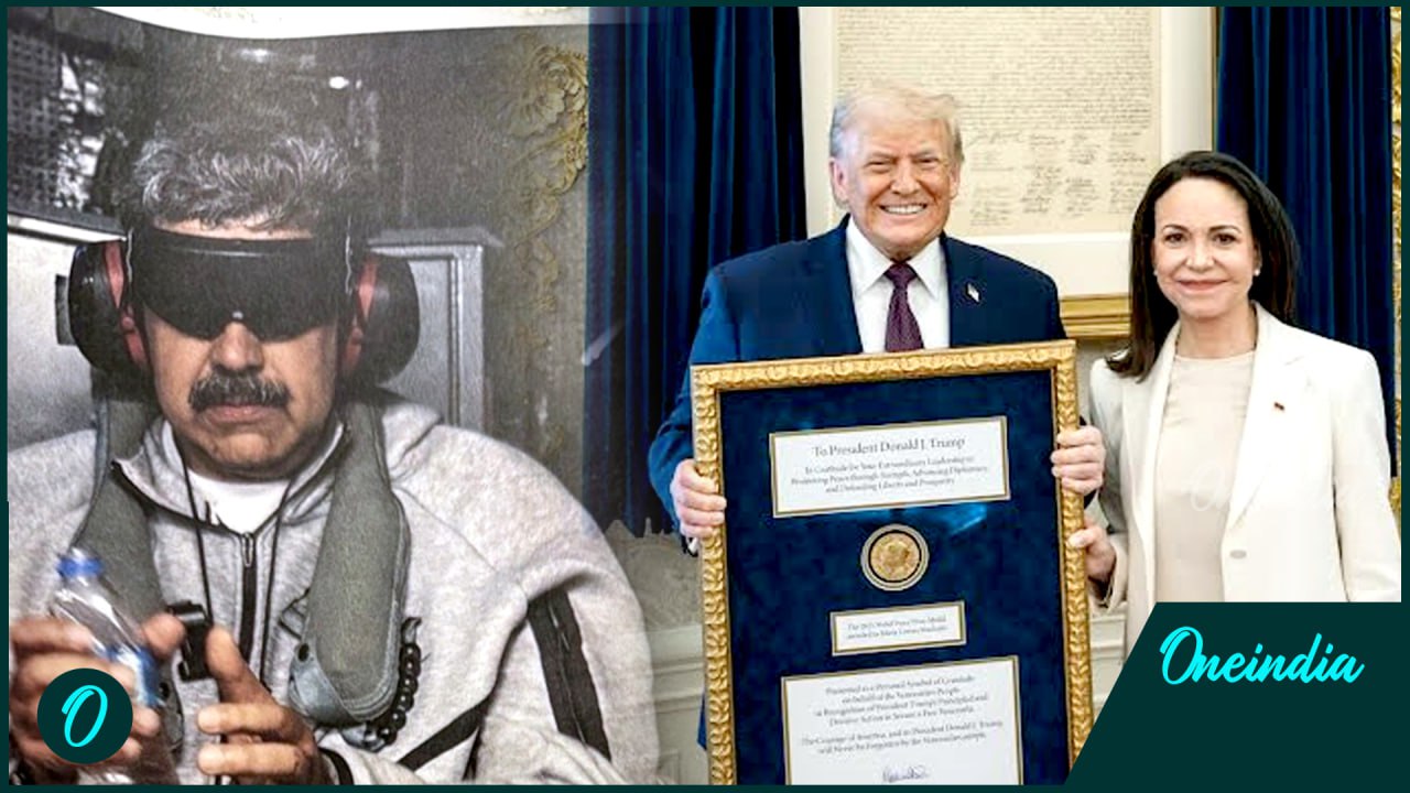 Trump’s Nobel dream come true! President lauds Machado as ‘fine woman ...