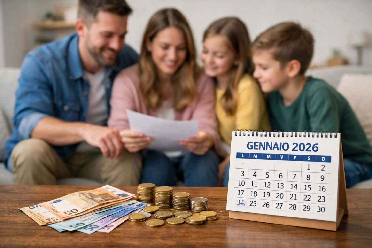 Assegno unico figli gennaio 2026: date di pagamento, importi e novità ISEE