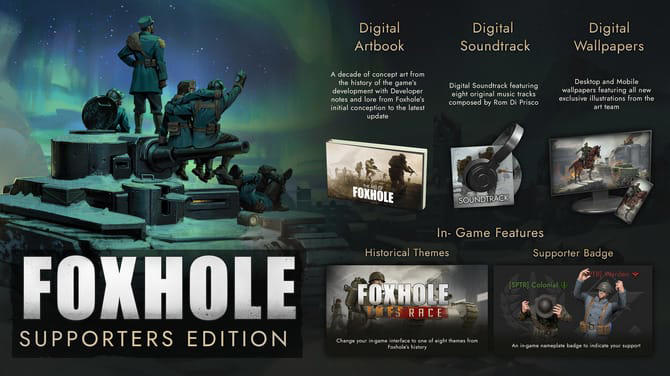 戦争MMO『Foxhole』戦域が空にまで拡大する無料アップデート「Airborne」2月配信決定!