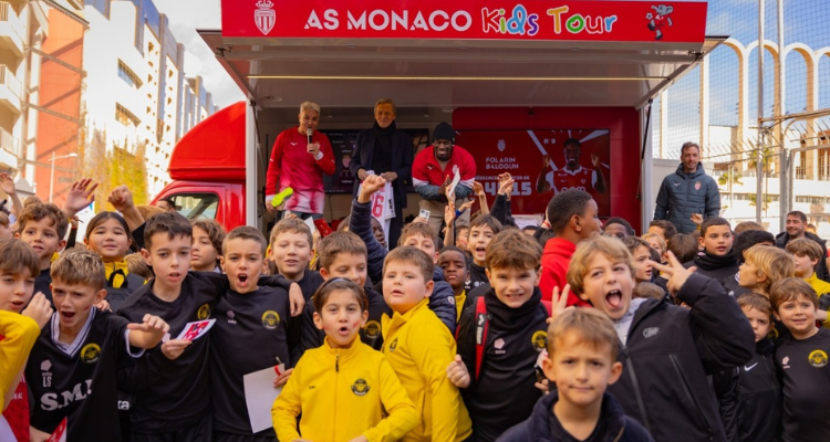 AS Monaco Kids Tour : Cap-d’Ail au cœur d’une après-midi rouge et blanche