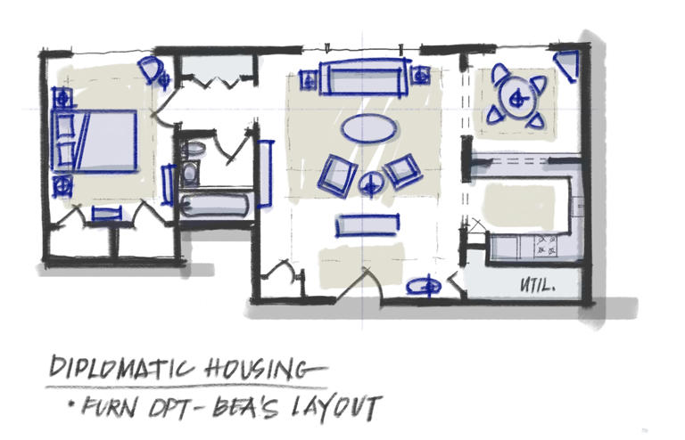 In Emilia Clarke's new spy thriller 'Ponies', 1970s interiors solve the ...