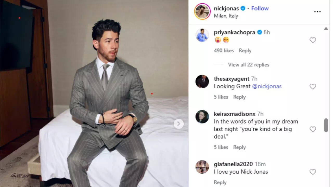 Priyanka Chopra showers love on Nick Jonas’ new post; 'The Bluff' star ...