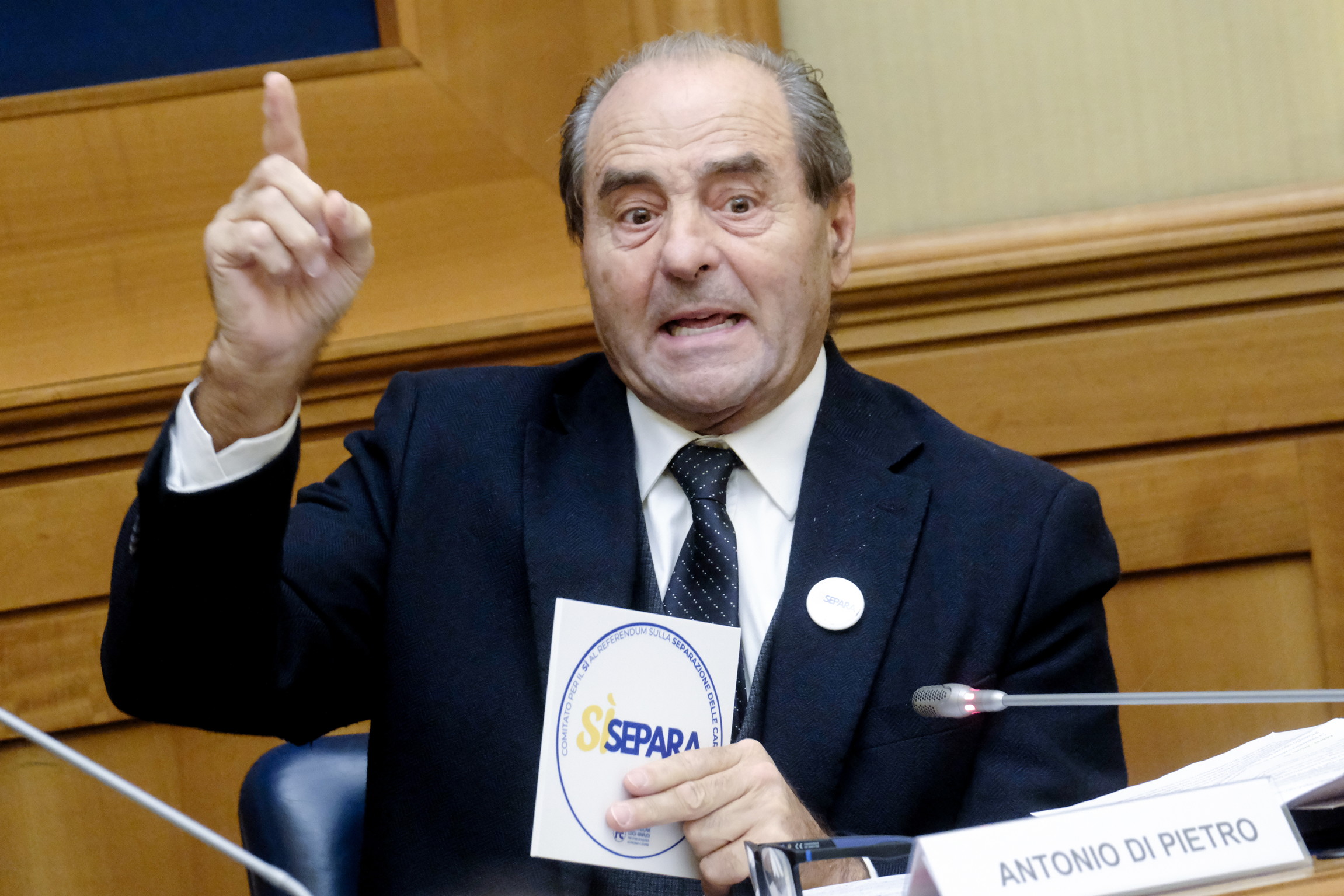 Referendum, Di Pietro: "Anm? Matrigna cattiva. Falsifica perché teme il ...