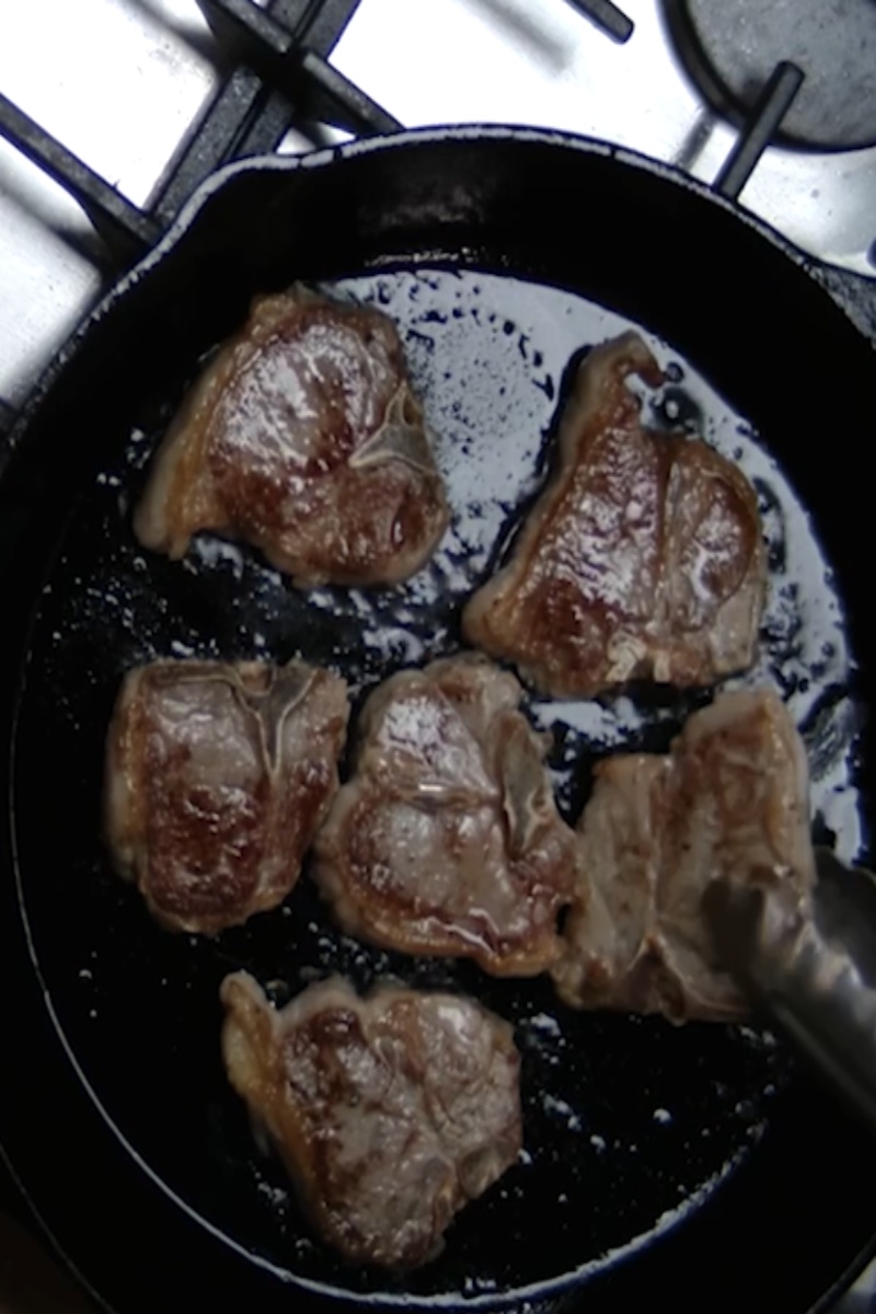 Greek inspired lamb with fresh cranberry orange relish