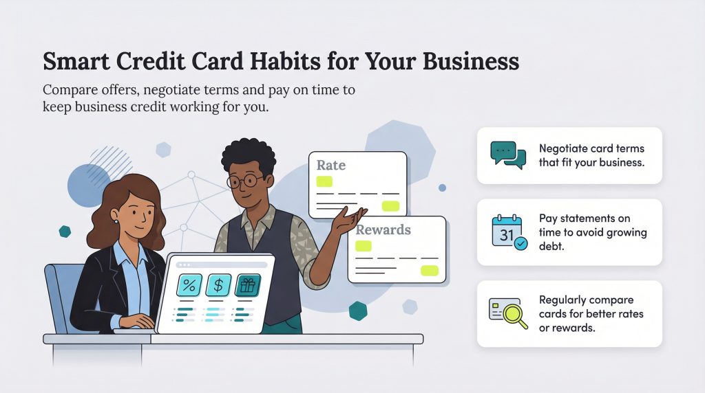 How to properly use a credit card to finance your small business