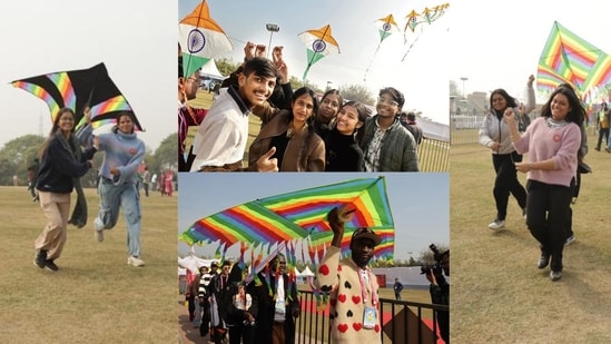 Vibrant and unique designs fill the skies over Baansera Park as kite ...