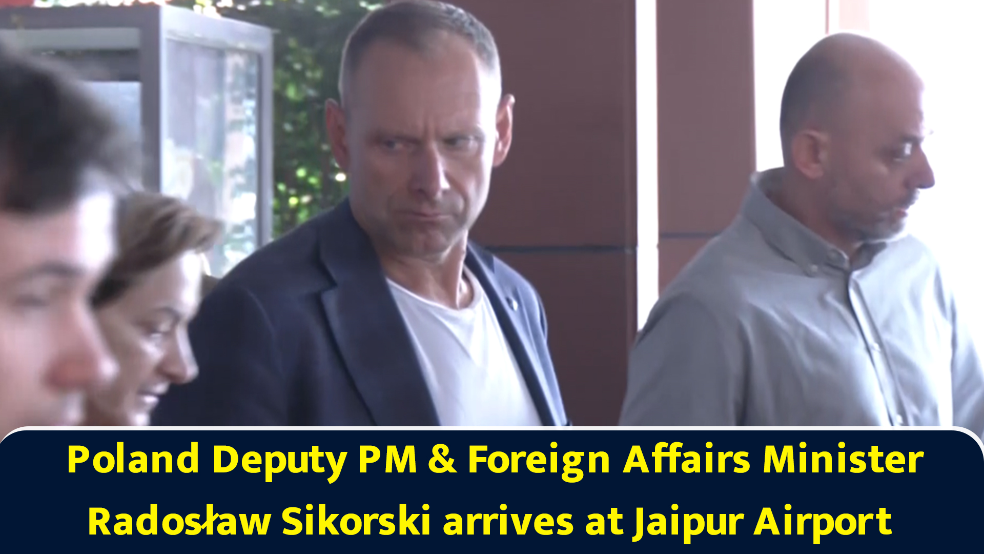 Poland deputy PM & foreign affairs minister Radosław Sikorski arrives ...