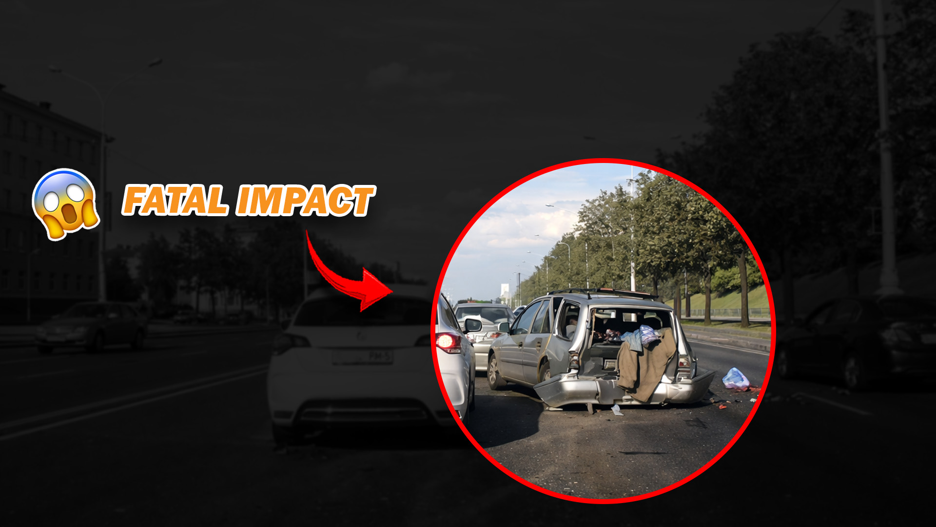 Lack of focus causes a fatal accident on the road