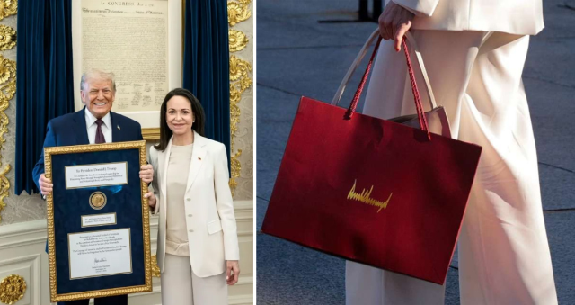 Machado'nun Nobel Ödülü'nü Trump'a vermesi alay konusu oldu