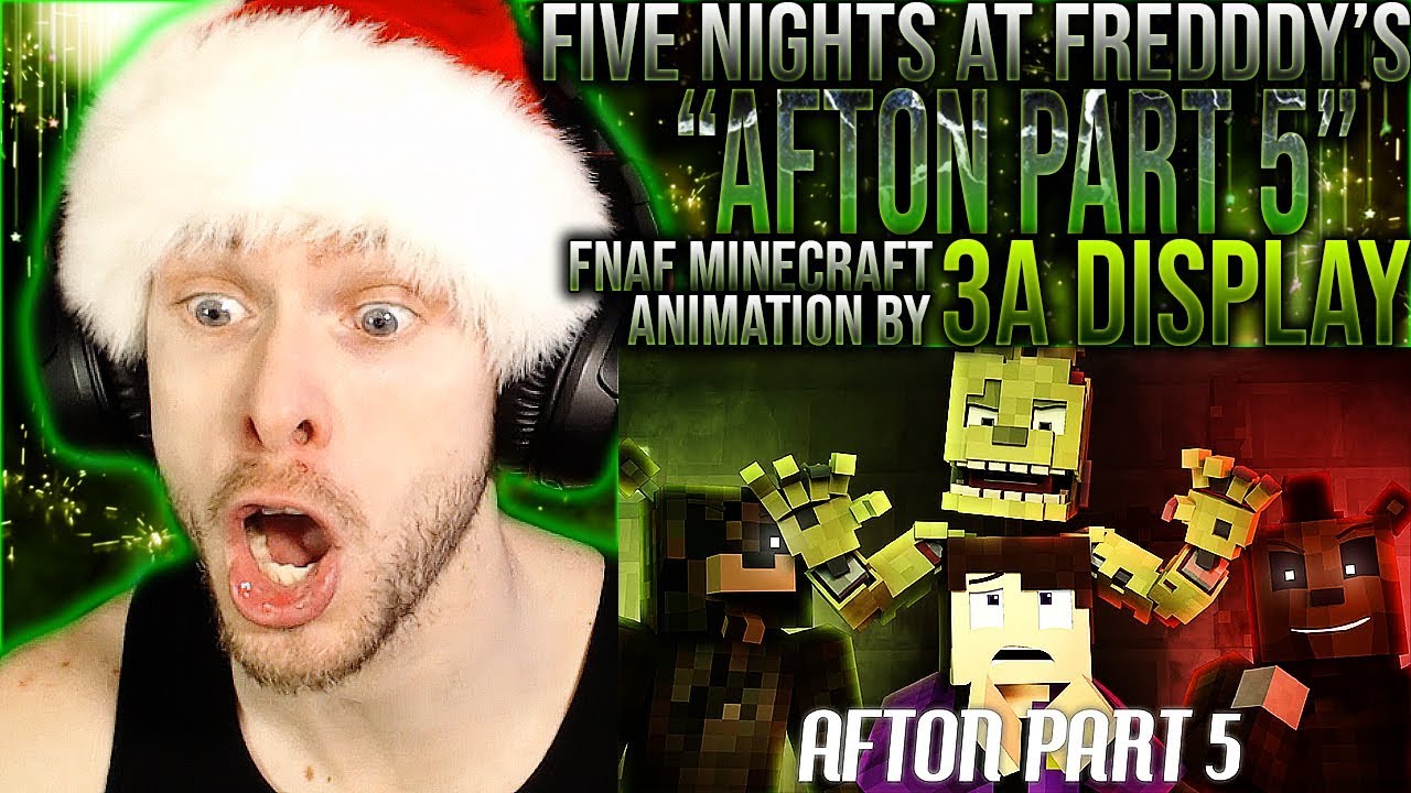 Vapor reacts #983 | FNAF Minecraft animation series "Afton - Part 5" by ...