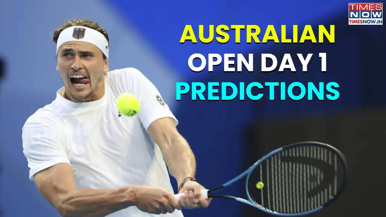 Australian Open 2026 day 1 predictions including Alexander Zverev vs ...