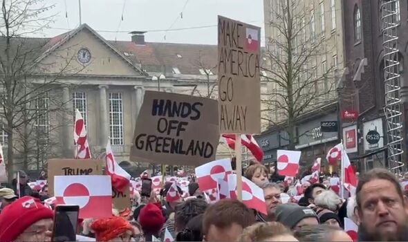 'Hands off!' Denmark fury erupts at Trump over Greenland as thousands ...