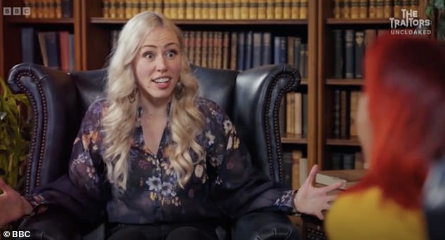 Traitors star Jessie falls off her chair as Rachel and Stephen's true ...