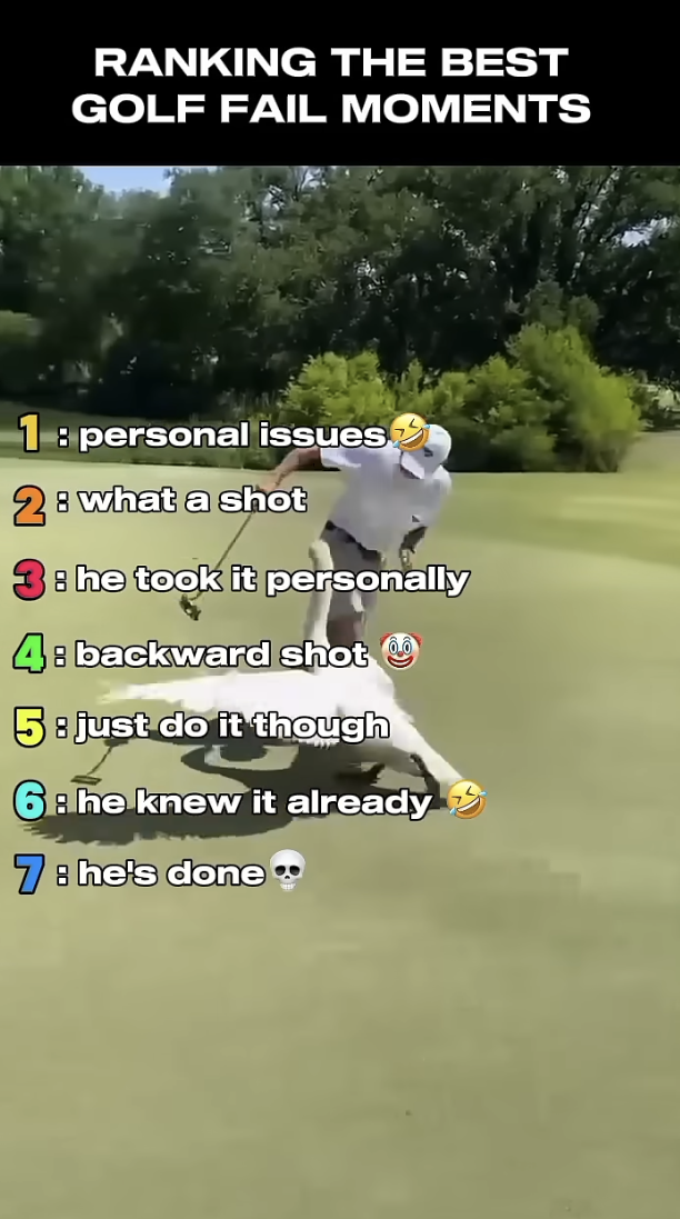 Ranking the best 7 golf fail moments