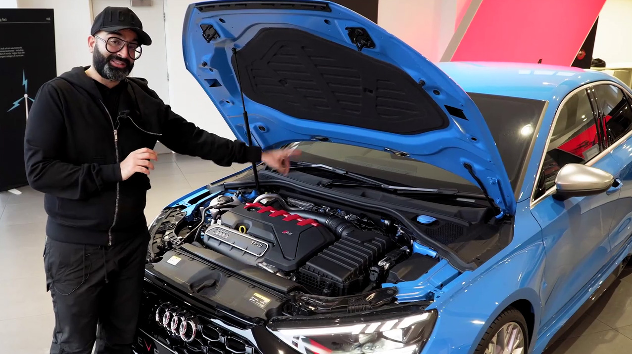 First look at RS3 8Y development car