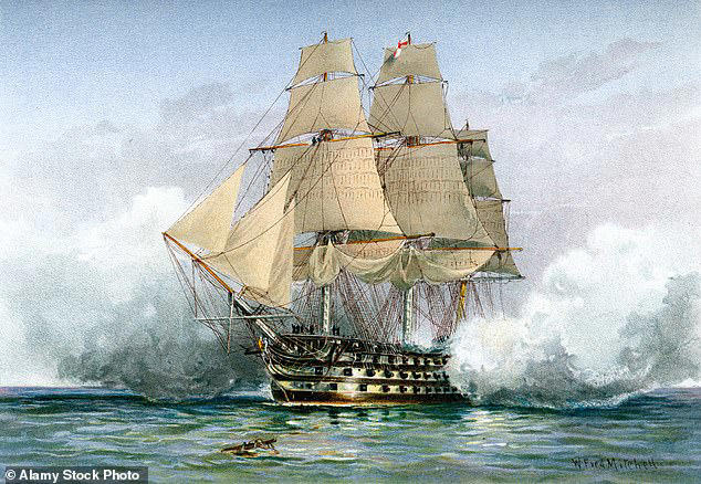 Flag that flew over Nelson's Victory at Trafalgar must be saved for the ...