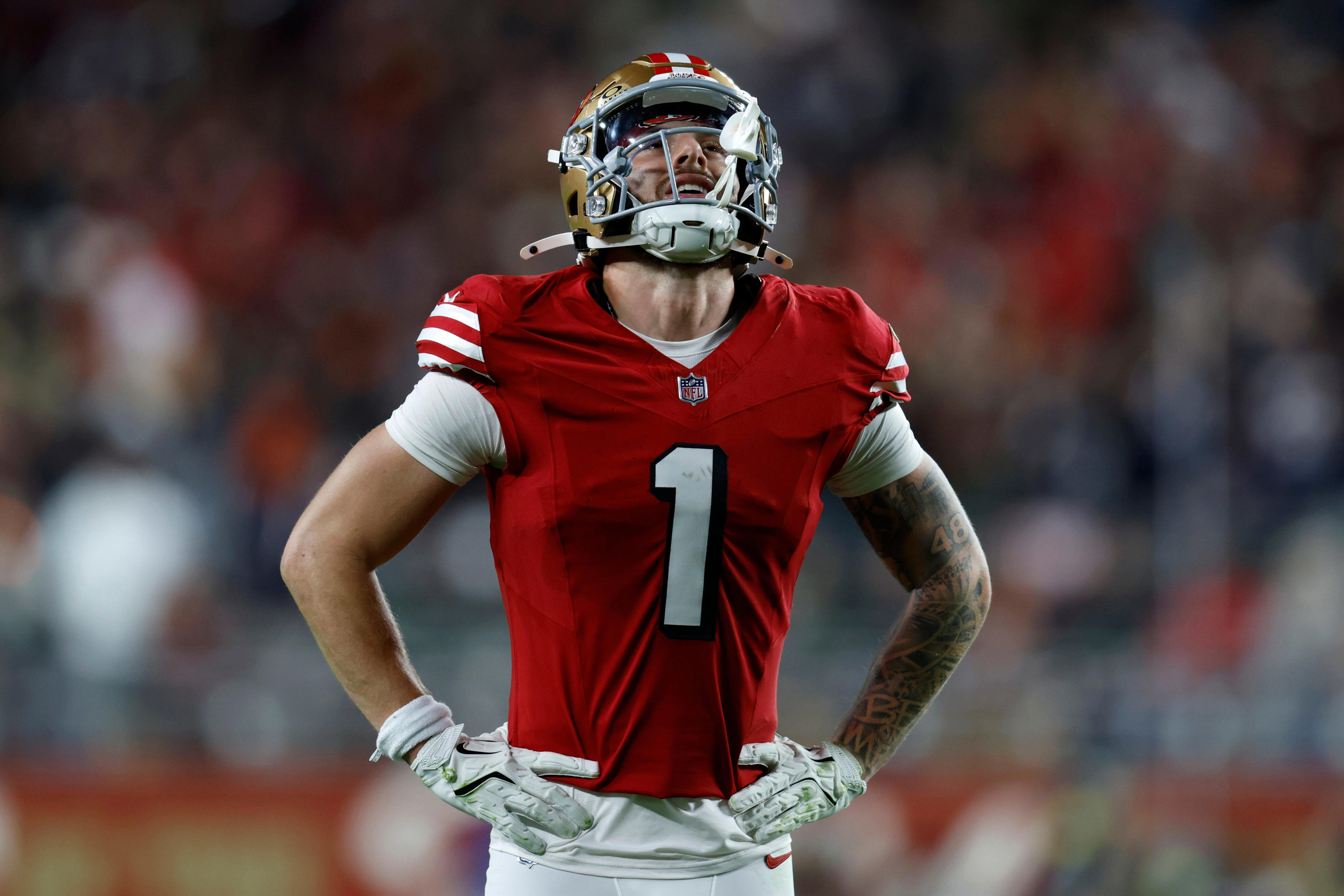 Is Ricky Pearsall playing today in 49ers' playoff game vs. Seahawks?
