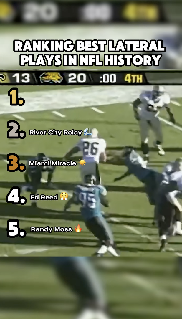 Ranking the best lateral plays in NFL history