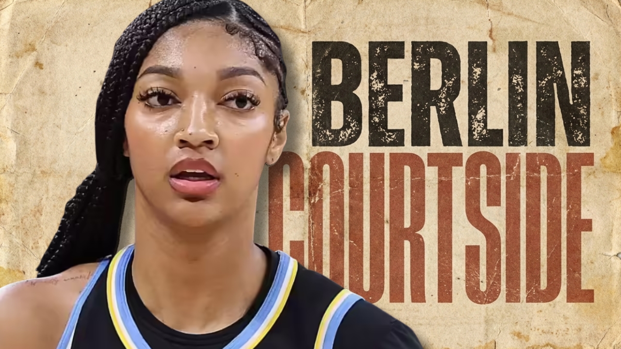 Angel Reese attends Grizzlies vs Magic game in Berlin