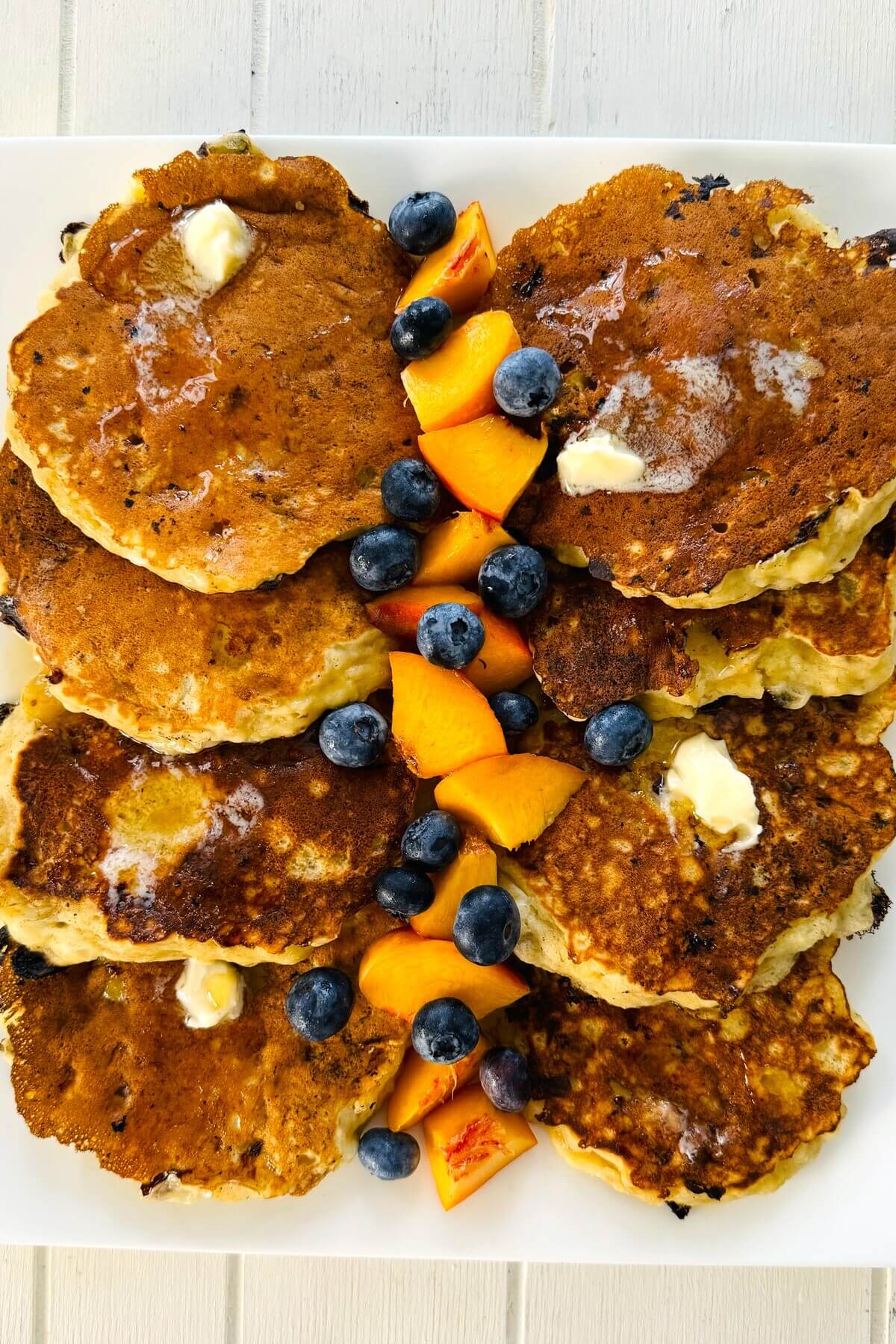 These fluffy cottage cheese pancakes actually are delicious!