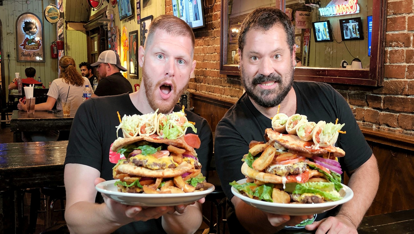 Undefeated Clintonburger at Roscoe’s Pizza