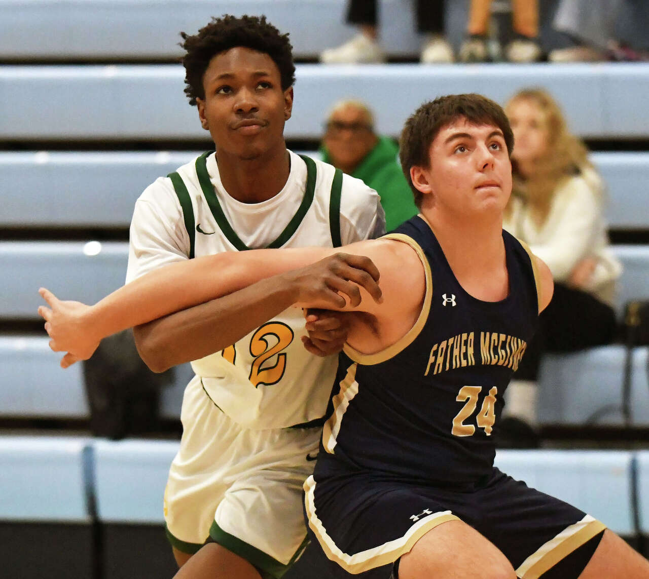 Father McGivney boys basketball falls to Althoff