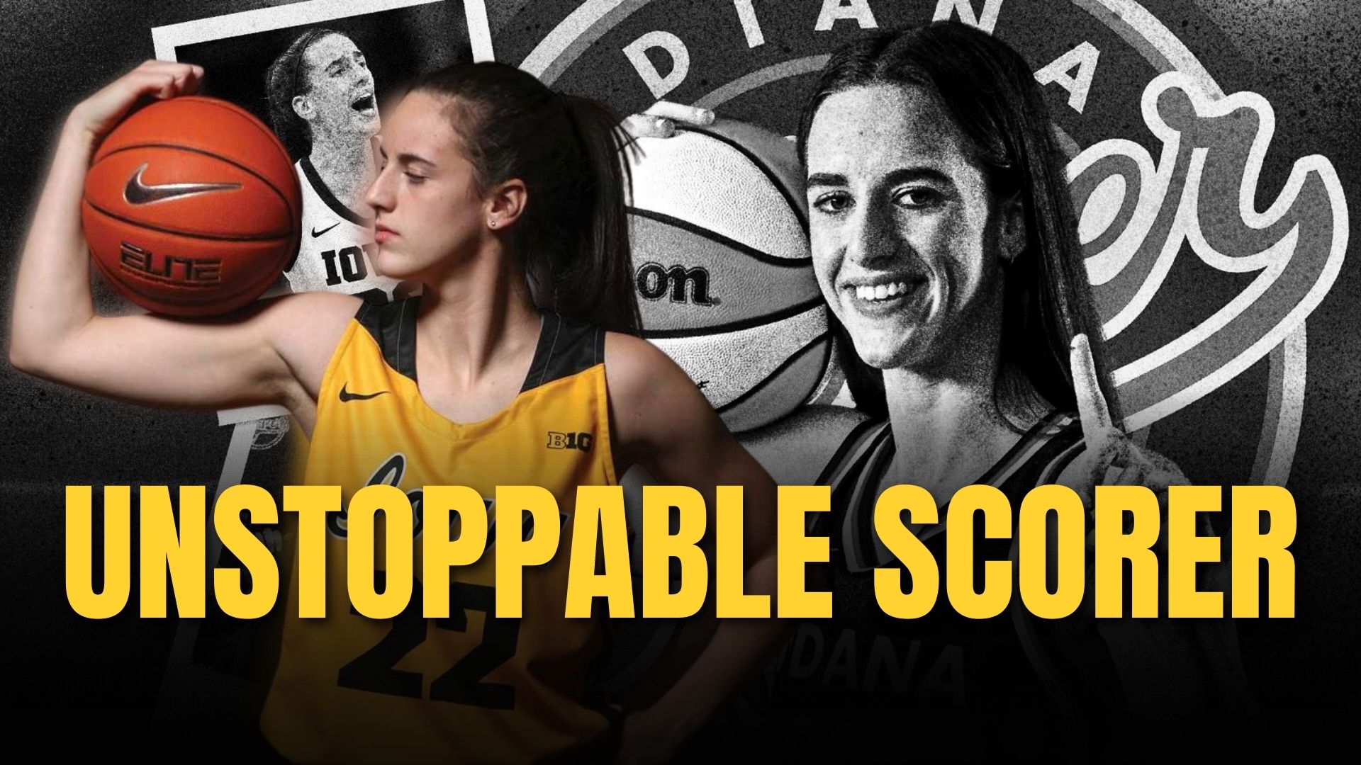 5 teams against which Caitlin Clark has highest scoring average