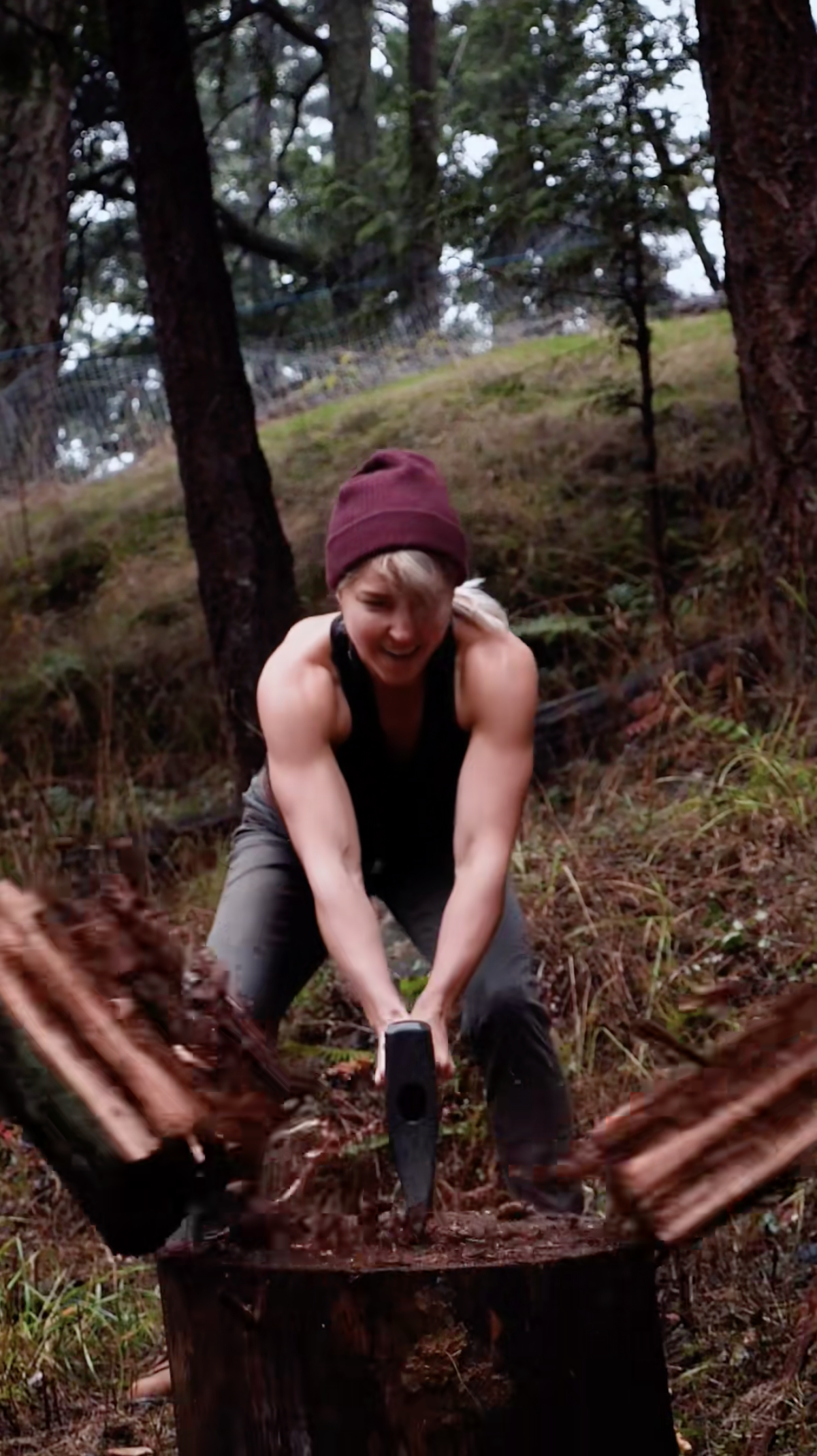 We’ll slow it down a bit 🌲🪓