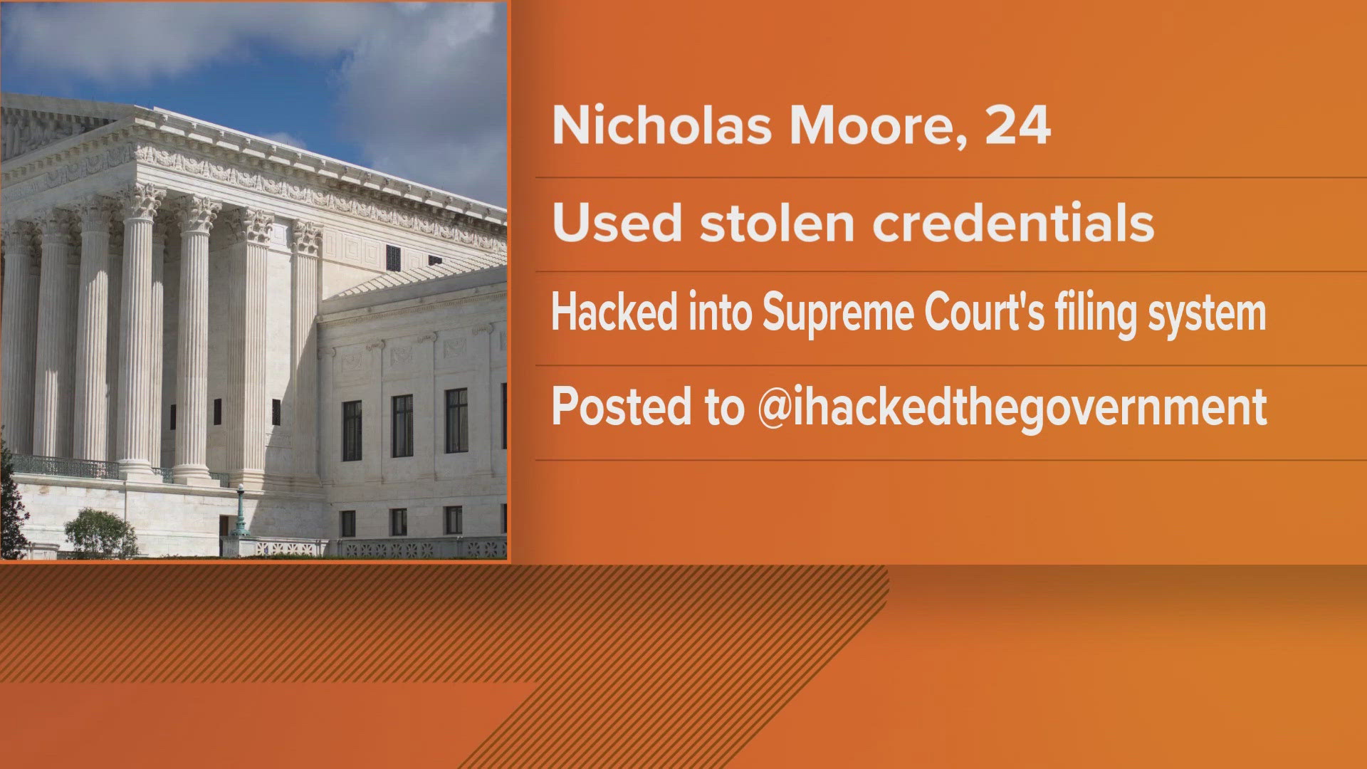Tennessee man pleads guilty to hacking Supreme Court's filing system
